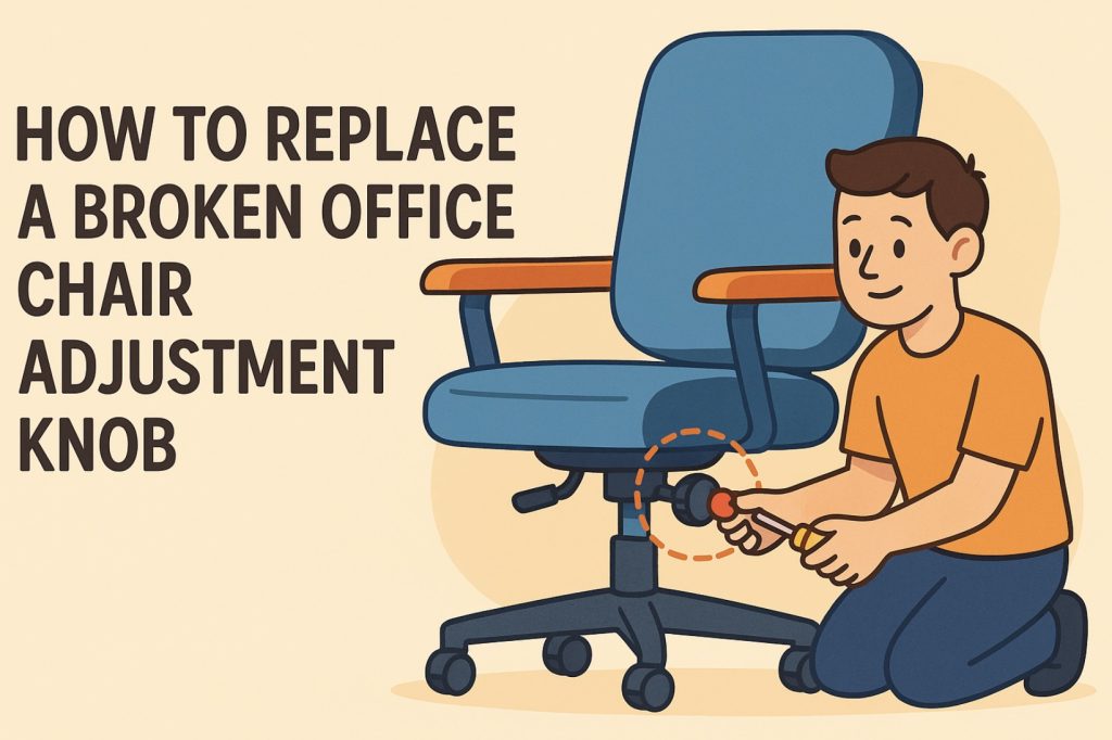 How to Replace a Broken Office Chair Adjustment Knob