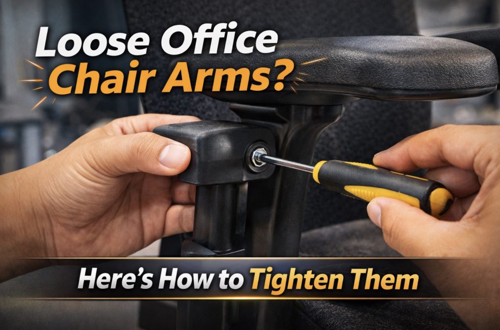 Loose Office Chair Arms? Here’s How to Tighten Them